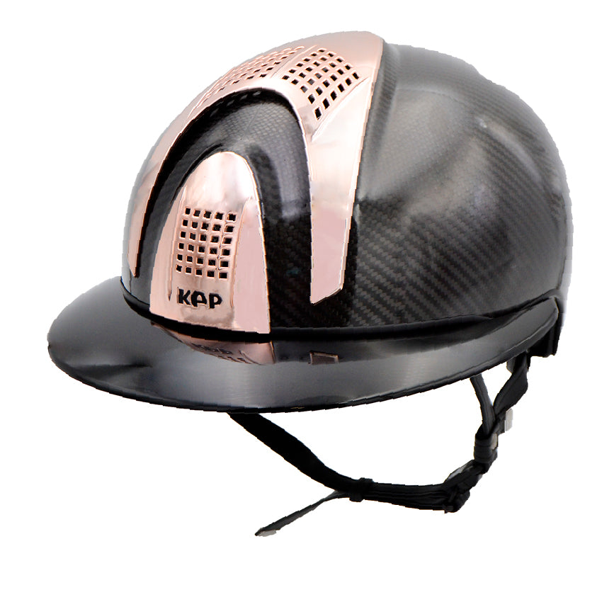 Carbon Helmet | E-Light Shine | 3 Rose Gold Inserts
